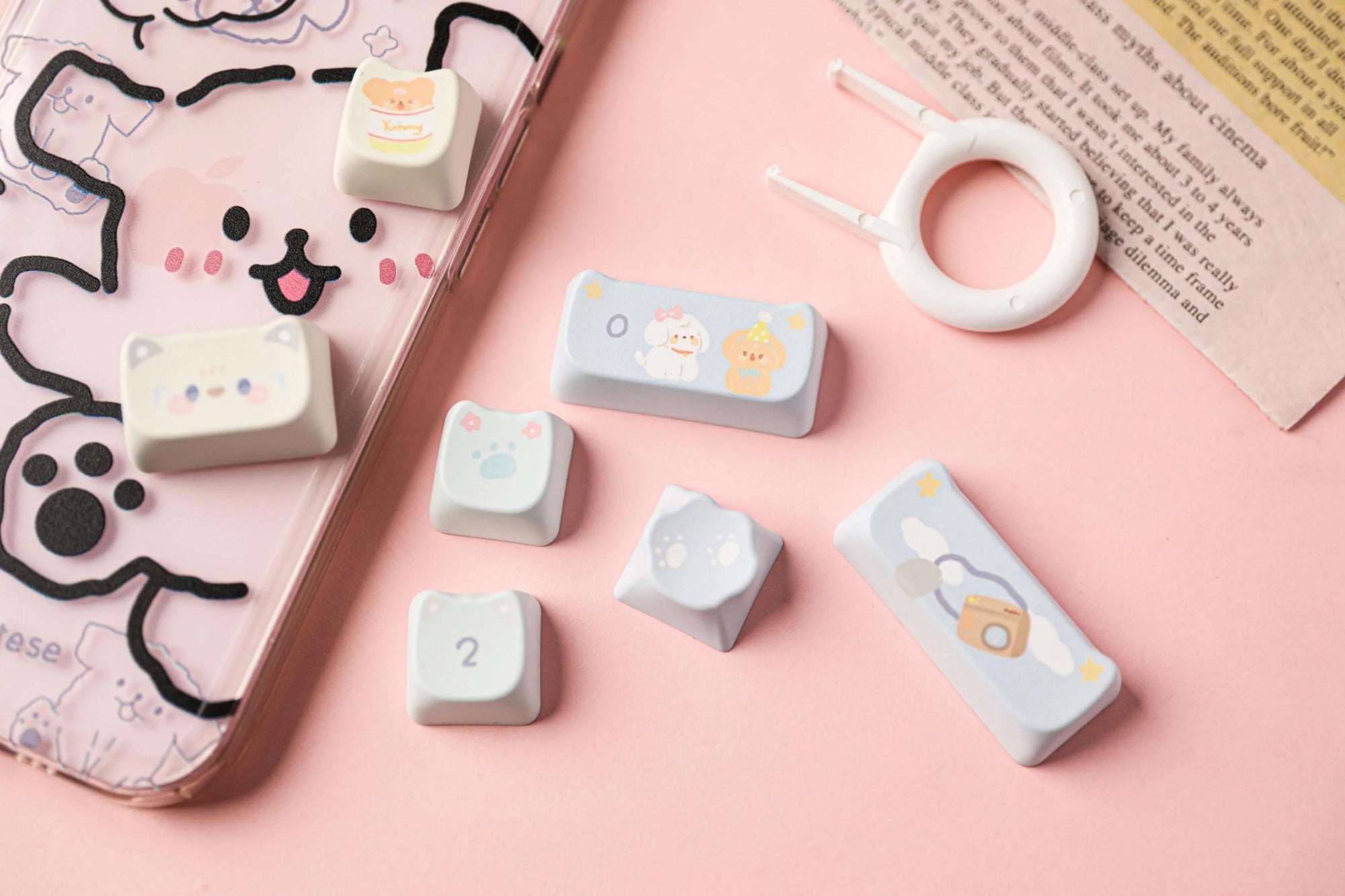 KiiBOOM Cat Paradise Keycaps