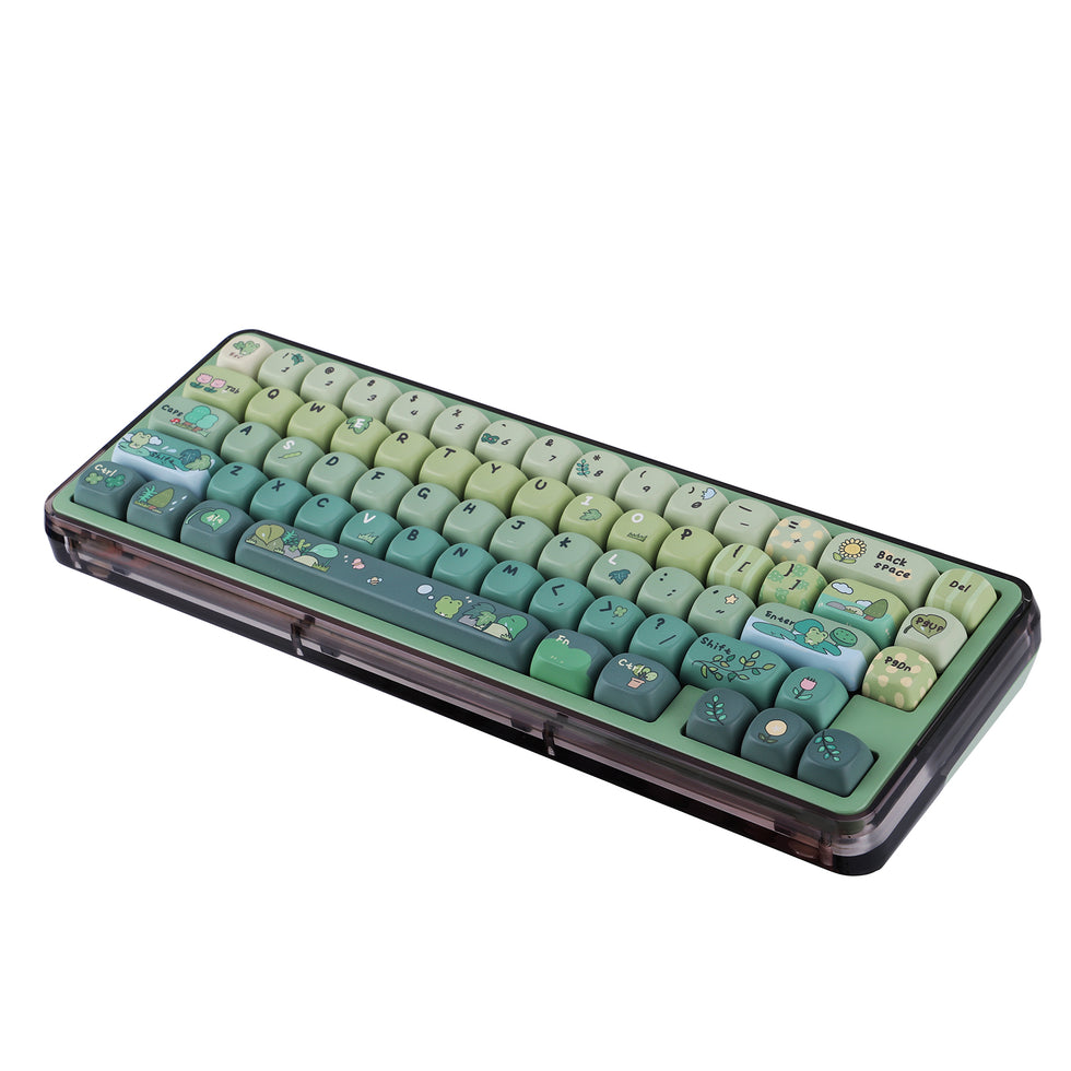 KiiBOOM X Cosydiaries Rainy Froggy Day Keycap Set