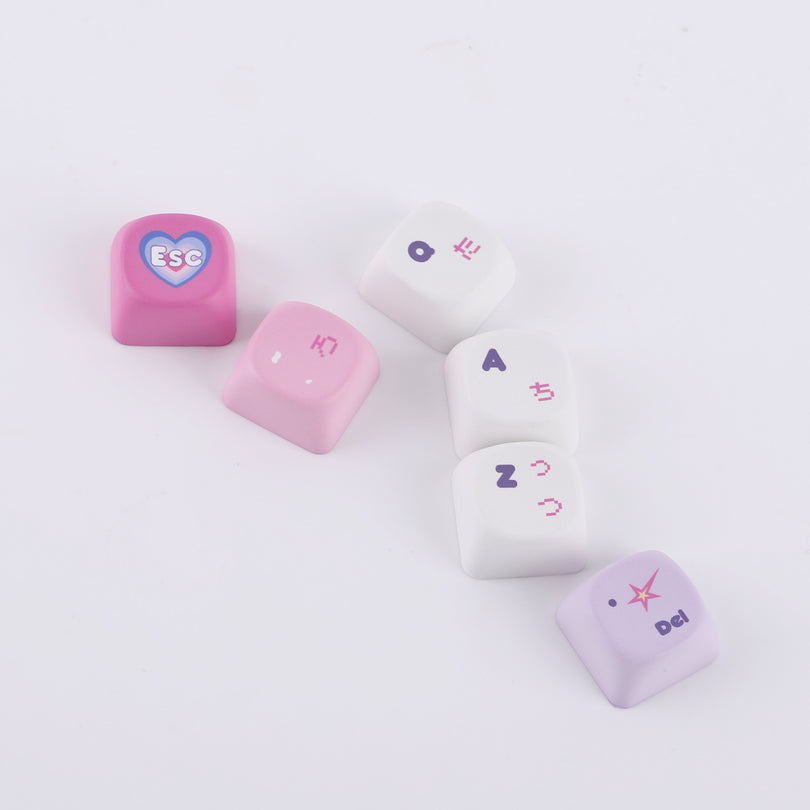 KiiBOOM x Elyxirine Digital Dreams: Pastel Y2K Keycap Set