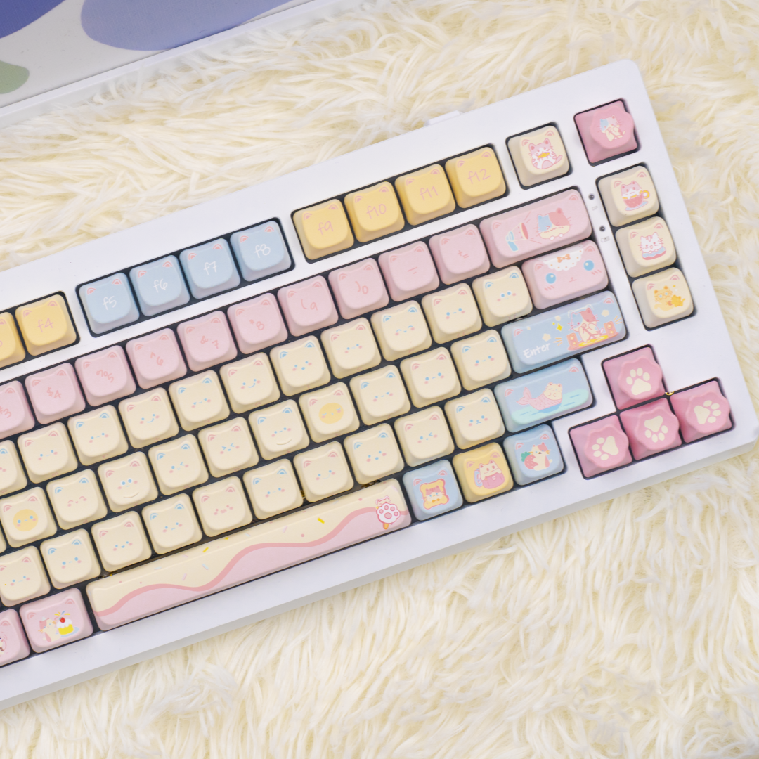 KiiBOOM Cat Paradise Keycaps
